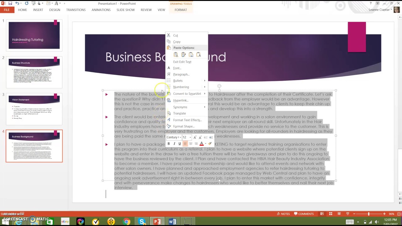Case Study 5 Powerpoint Intermediate