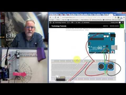 Lesson 18 Measure Distance with Arduino and Ultrasonic Sensor - الورشه