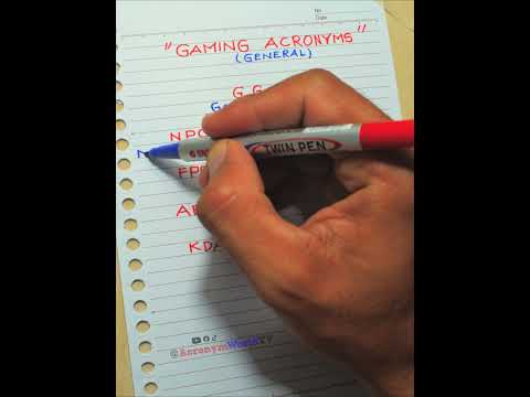 General Gaming Terms Acronym - @AcronymWorldTV #ggwp #gaming