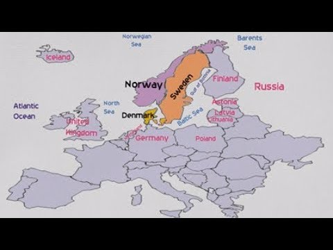 Scandinavian countries in Europe