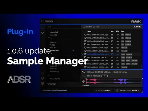 ADSR launches Sample Manager : A smart, free sample management tool for ...