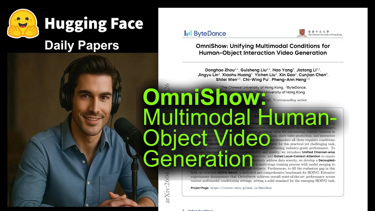 OmniShow: Multimodal Human-Object Video Generation