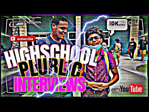 HIGHSCHOOL PUBLIC INTERVIEWS ( FUNNY) must watch - lennard high school