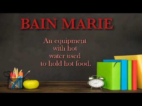What is BAIN Marie in food production department???? in hindi ||