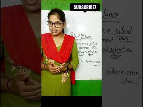 Silent 🆚Silence#viral#shortvideo#huntenglish#viralshort@shraddhatiwari2320