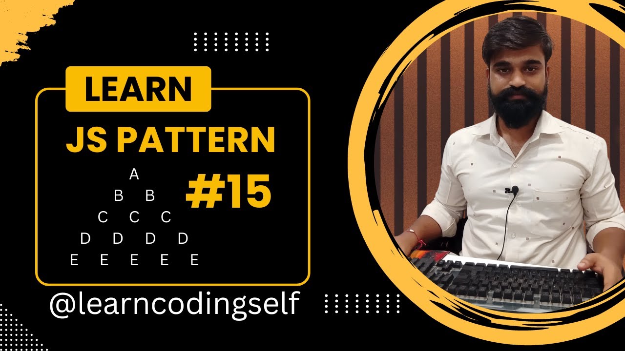 JavaScript pattern programs#15 #patternprogram in Hindi