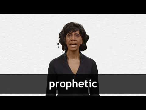 How to pronounce PROPHETIC in American English