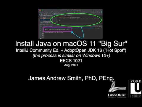 Installing Java Development Tools (IntelliJ 2021.2)