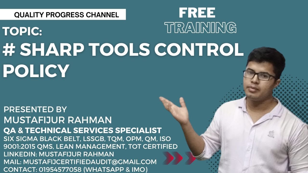 Sharp Tools Control Policy/ Procedure in Garments