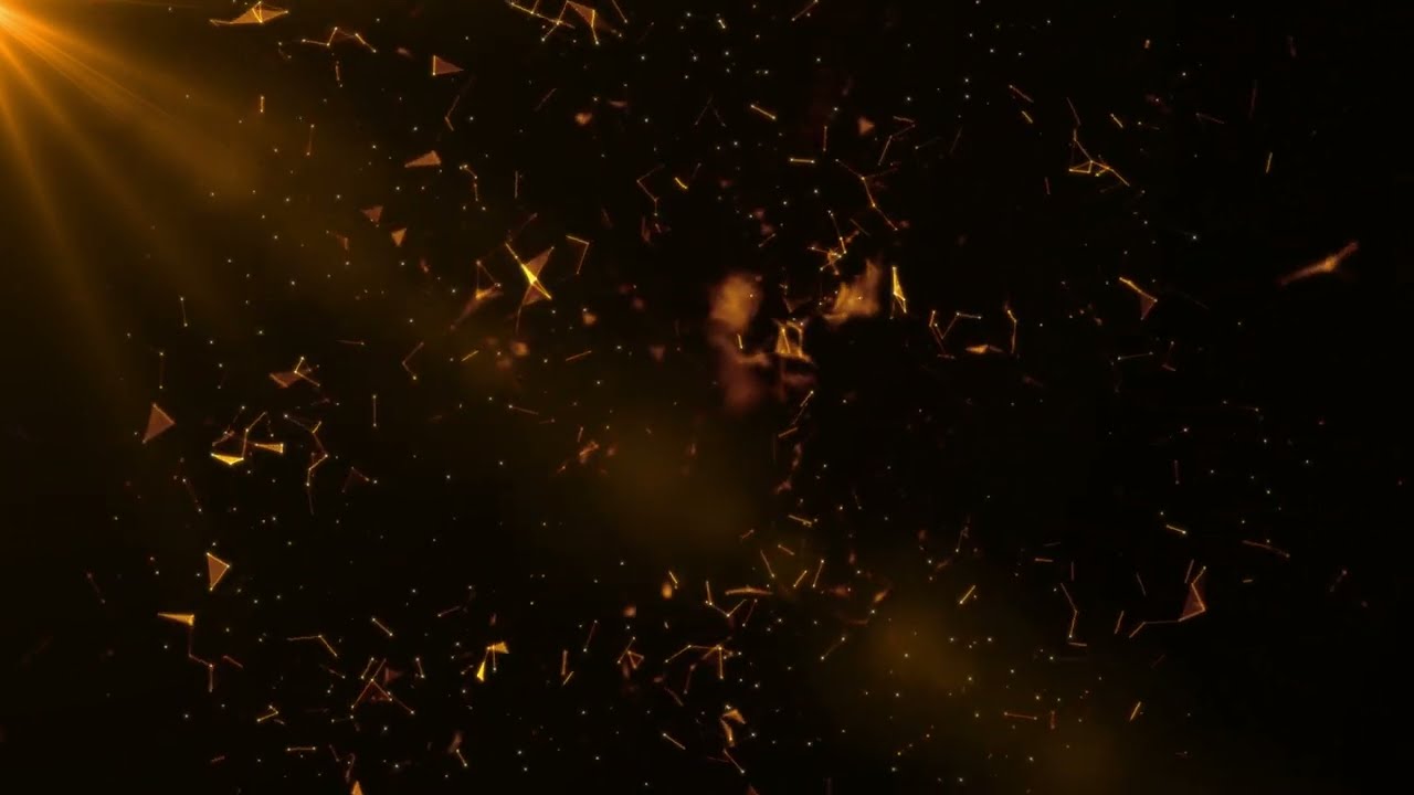 Golden sparkling background video  HD #4 Clean Red Gold Particles Background