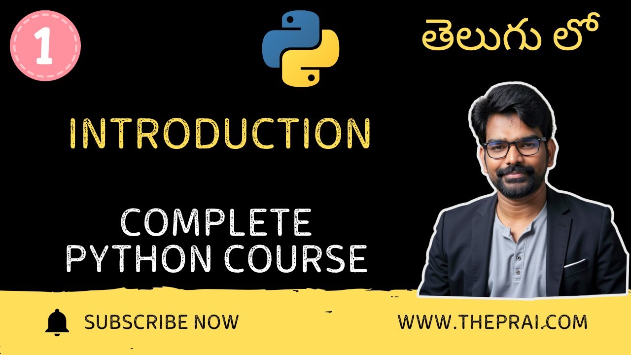 Python Introduction Tutorial in Telugu | Complete Python Course for Beginners – Part 1
