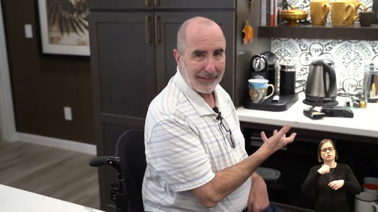 What a wheelchair accessible adaptive kitchen looks like | Chef Steve's Adaptive Kitchen