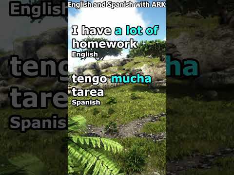 I have a lot of homework in spanish - tengo mucha tarea en ingles