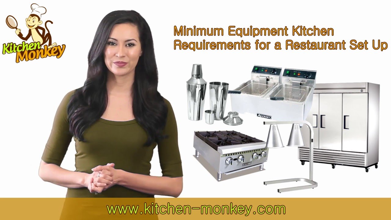 Minimum Equipment Requirements for a Restaurant Set Up