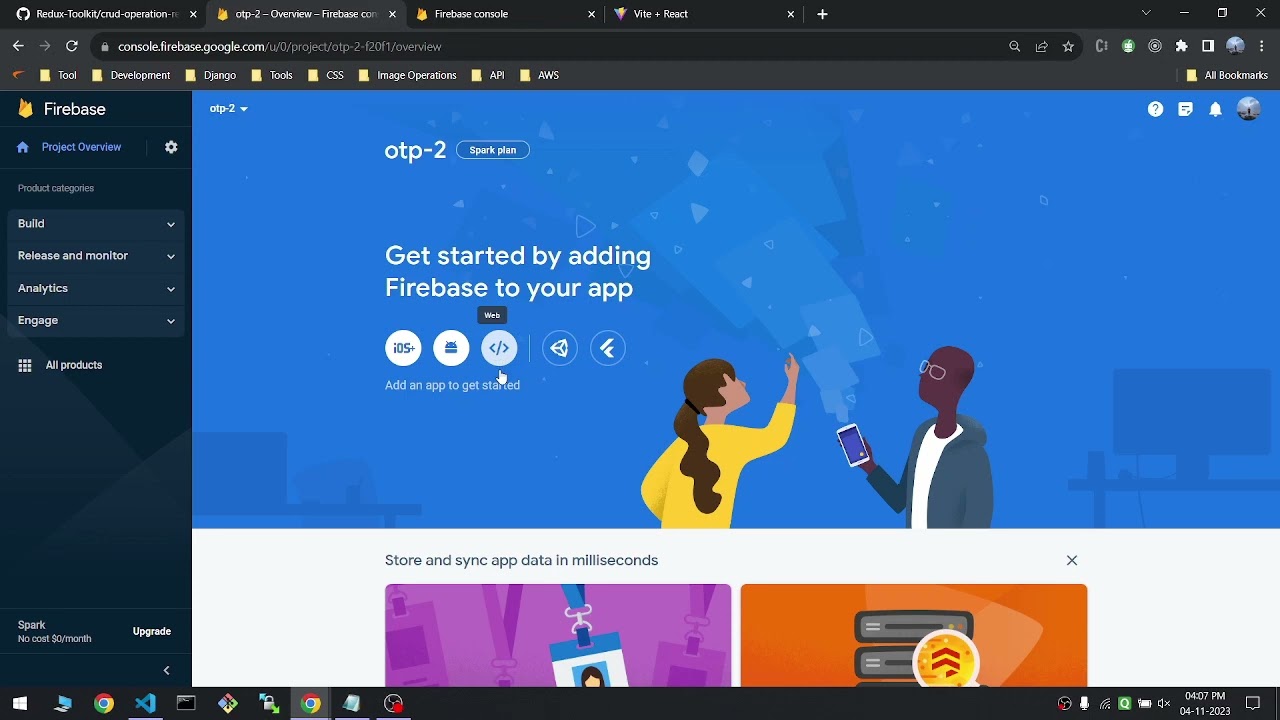 Connecting Firebase with React For Mobile OTP Authentication