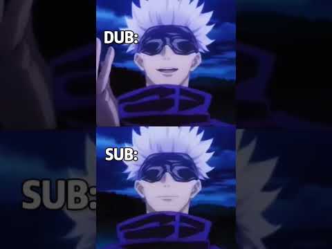 Gojo Satoru Yowai Mo Sub vs Dub !
