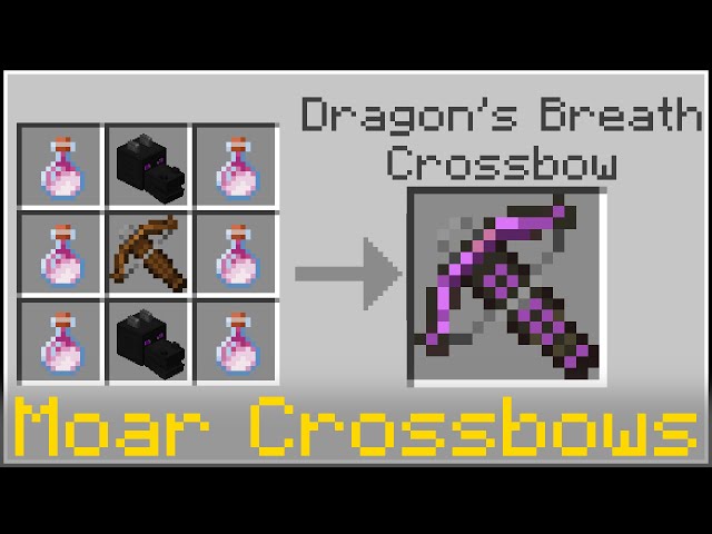 WASD Moar Crossbows [Datapack] 1.16 to 1.21.11 Minecraft Data Pack