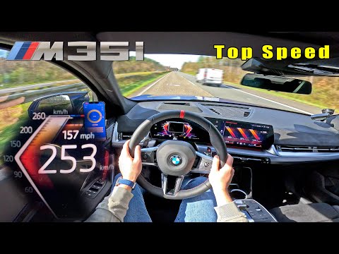 2024 BMW X2 M35i does TOP SPEED on Autobahn!