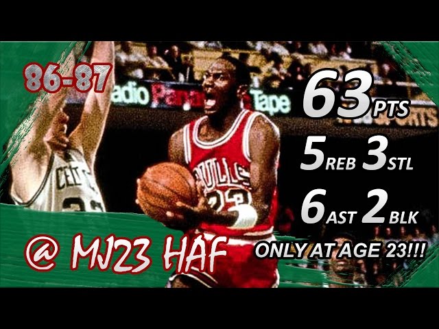 5 times Michael Jordan averaged 40 or more points in a playoffs series