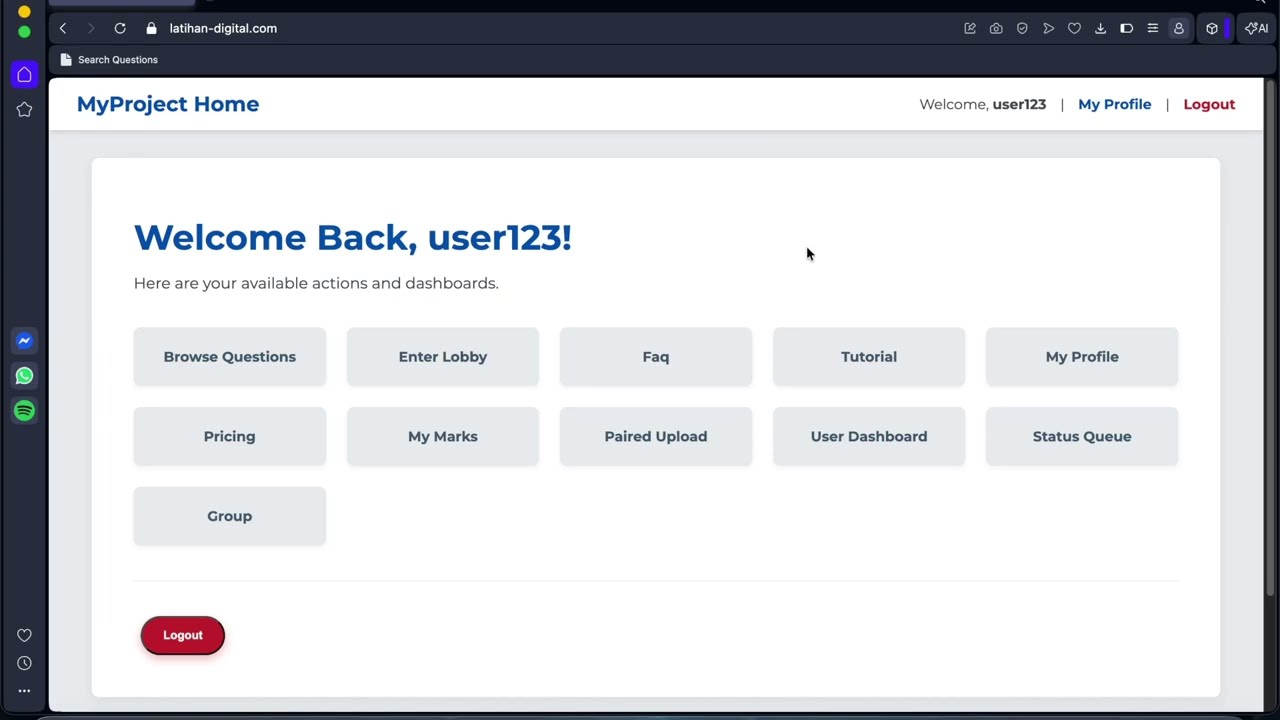 Latihan Digital Tutorial to add new question