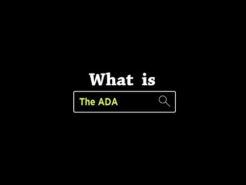 What is the ADA?
