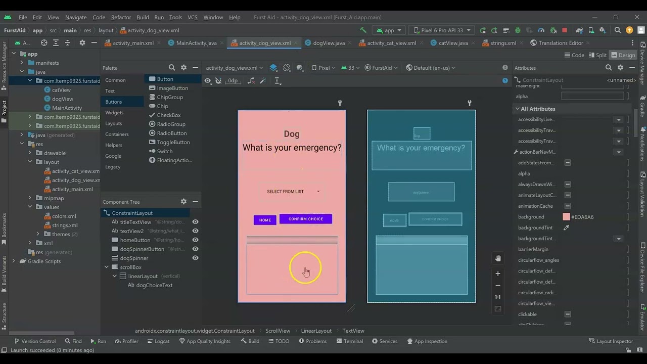 Advanced JAVA Programming Mini-Project 1: Furst Aid