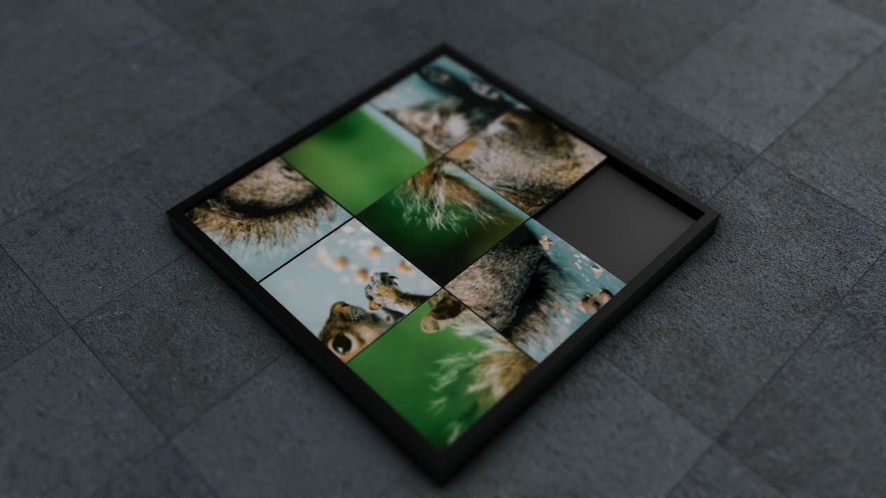 Sliding Puzzle Animation