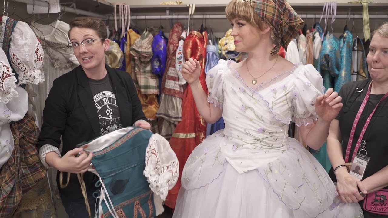 a look at Cinderella's quick change dress - HCT RAH Sandy 9