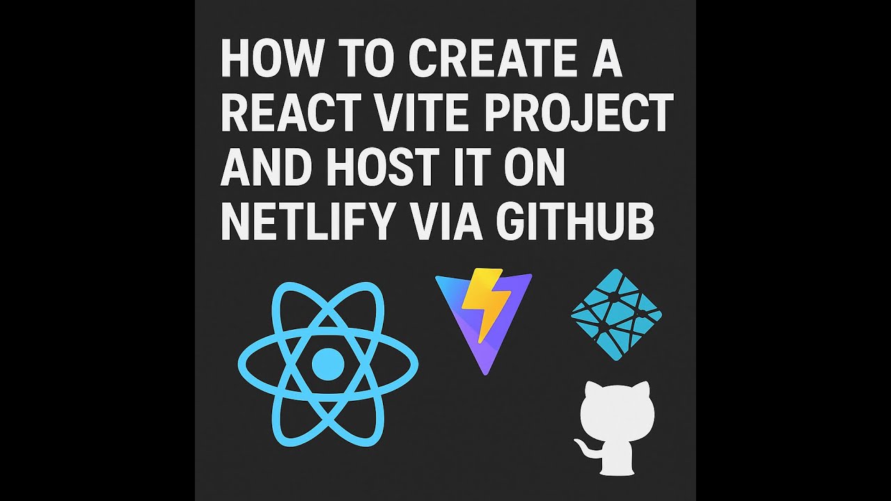 React.js Project Setup: Build, Push to GitHub & Host on Netlify