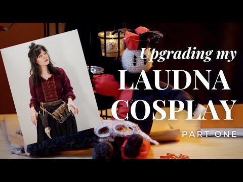 Upgrading my Critical Role ✨ Laudna ✨ Cosplay ft. candles🕯, Quill Making 🪶 and a Sashimi Doll too! 🐀