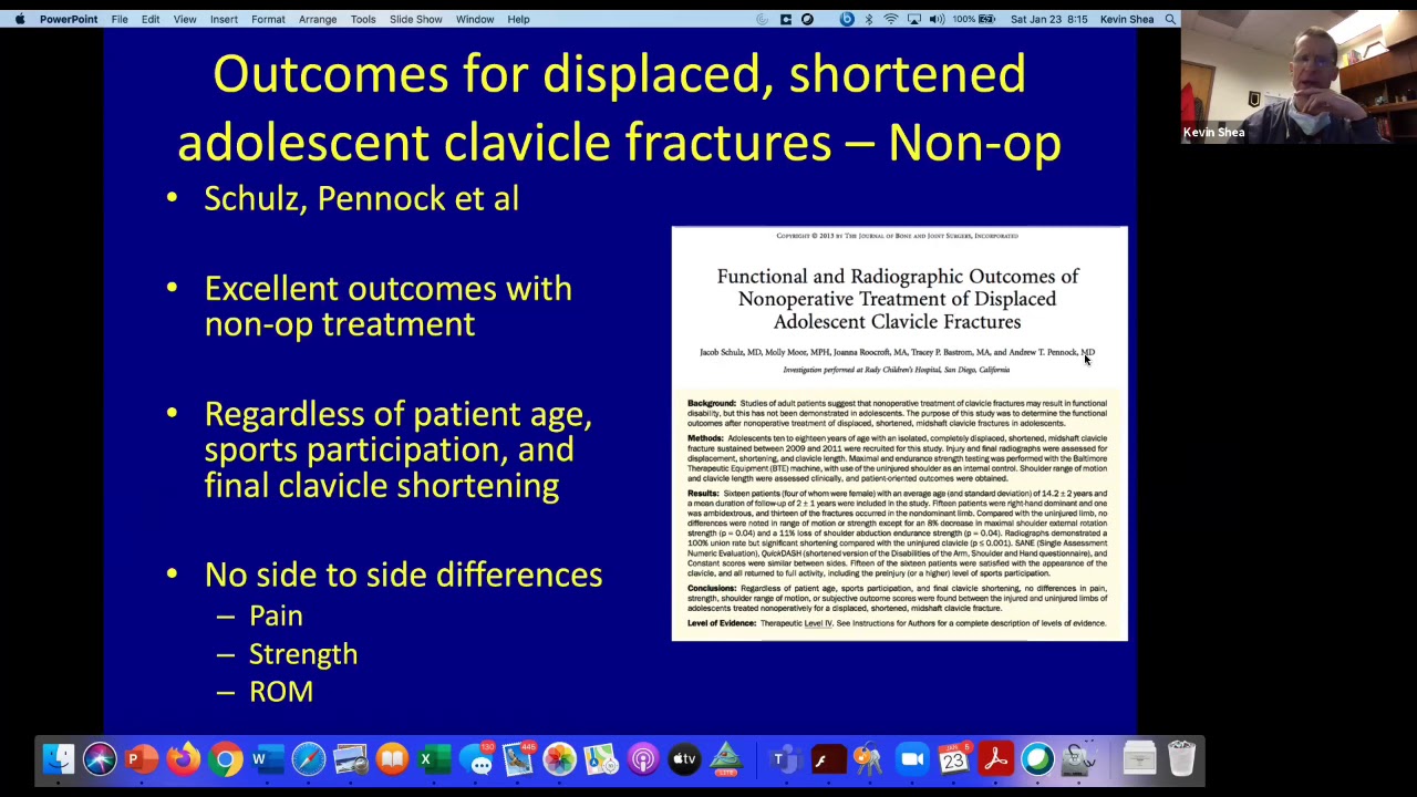 What are pediatric clavicle fracture treatments?