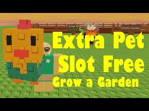 So erhalten Sie KOSTENLOS mehr als 3 zusätzliche Haustierplätze in Grow a Garden! Roblox