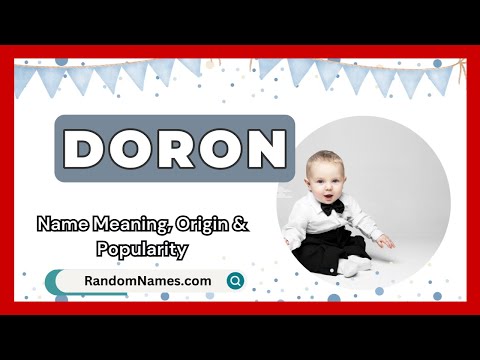 Doron - Baby Boy Name Meaning, Origin & Popularity - RandomNames.com
