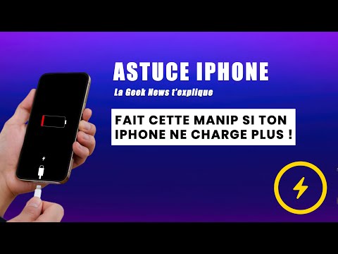 Astuce si ton iPhone qui ne charge plus !