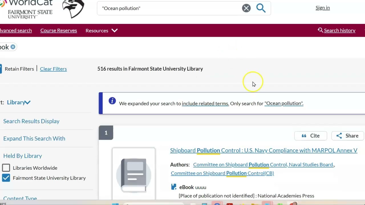 Finding Article s and  Books in Library