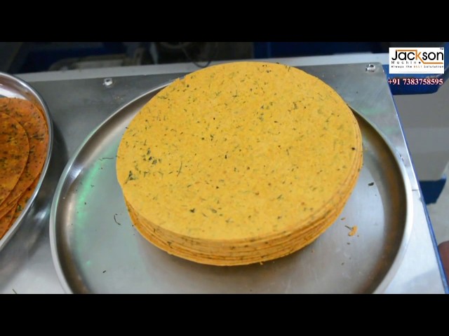 Khakhra Roasting Machine - 600Pcs/Hr Khakhra Roasting Machine ...