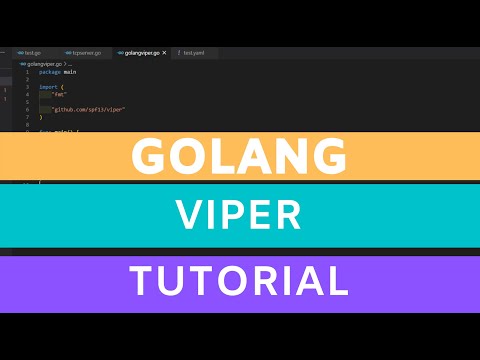 golang viper tutorial - read config yaml, toml, env