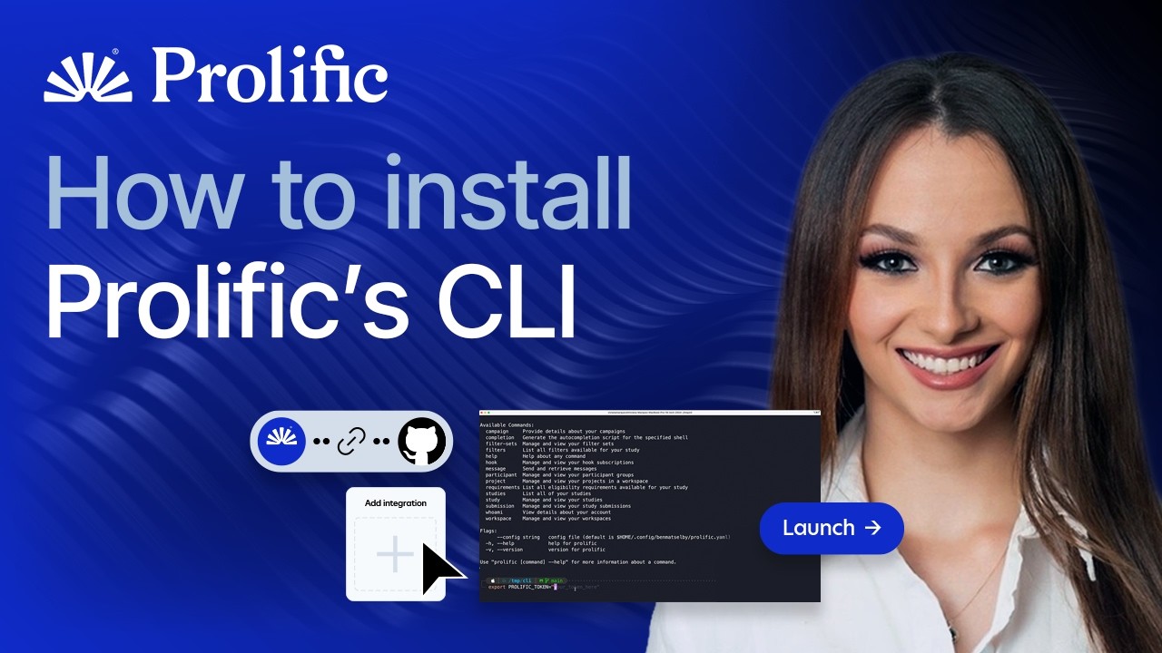 How to Install Prolific's CLI (Command-Line Interface) Using GitHub | Prolific for AI