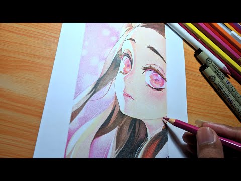 How to draw Nezuko kamadou Kimetsu no yaiba / Demon slayer