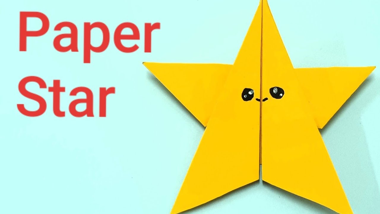 How to make paper Star, easy origami star