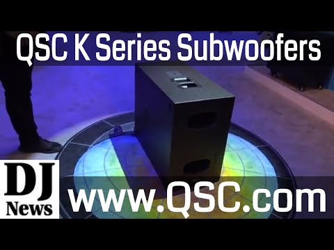 #QSC K Series KS212C and KS112 Subwoofers From #NAMM2018 | Disc Jockey News