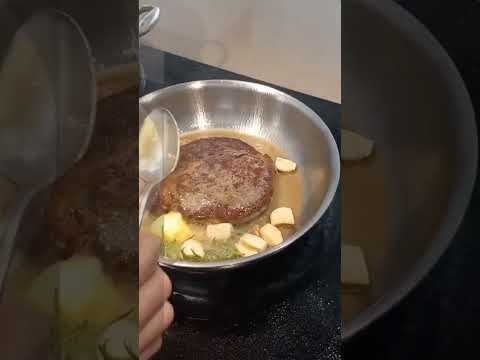 Perfect well-done Butter-Basted Steak #shortvideo #trending