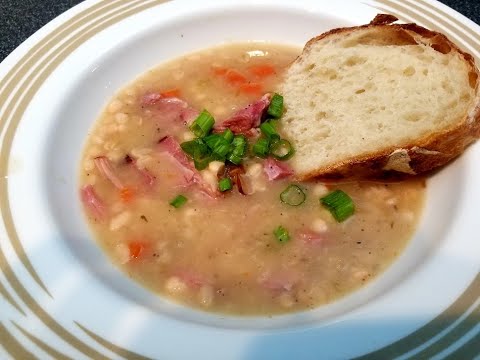 Navy Bean Soup, The Best Navy Bean Soup. Don't make bean soup until after you watch this video.