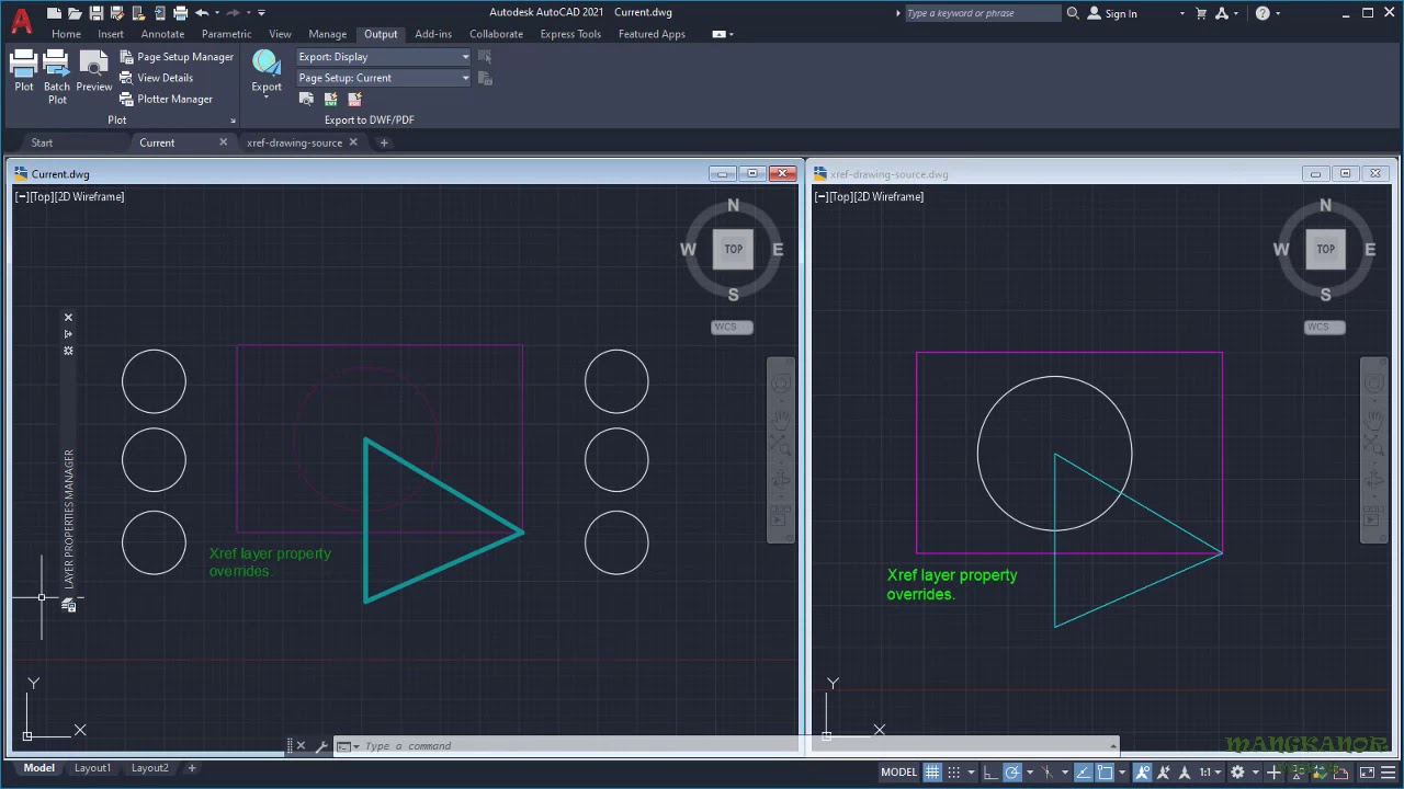 Xref Layer Property Overrides / AutoCAD 2021/ Autodesk Knowledge Network