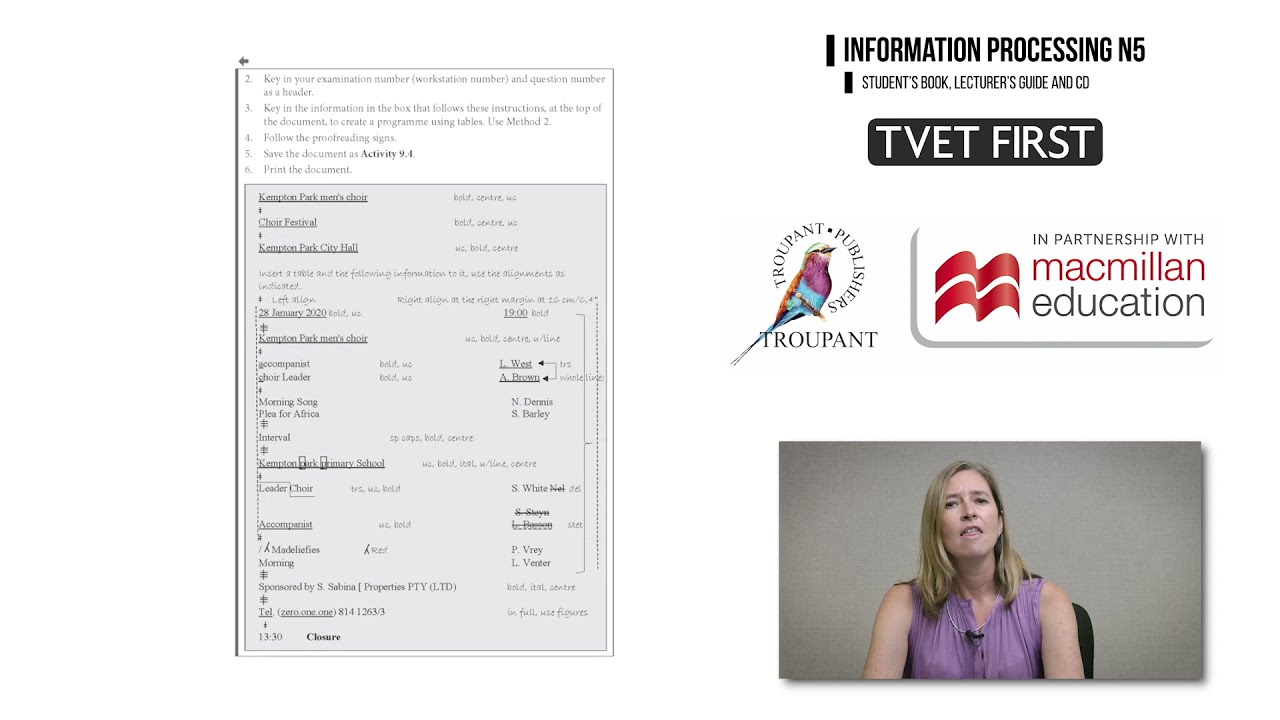 Information Processing N5