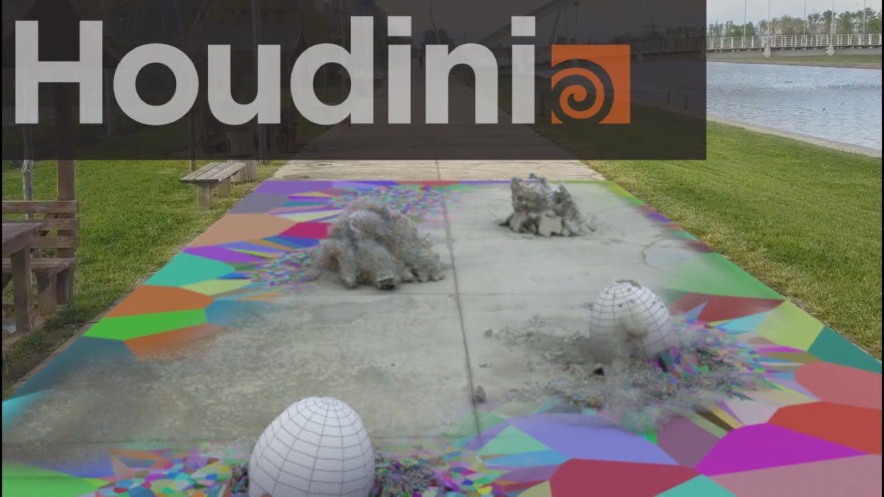 Creating Textures and Destruction Effects from Live Footage | Houdini Tutorial & [SCENE FILE]