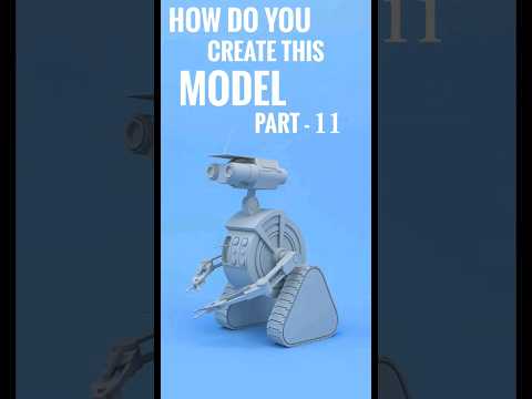 Robot Modeling Tutorial Part-11 #3dsmaxmodeling #3dsmax #blendermodeling #animation #shortsvideo