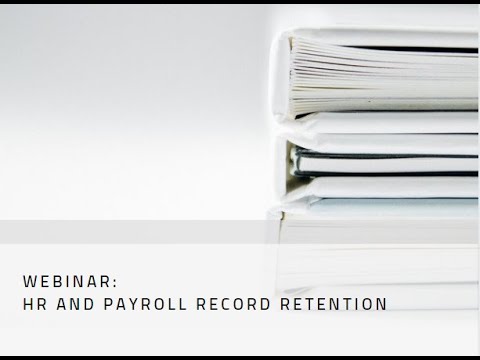 HR and Payroll Record Retention