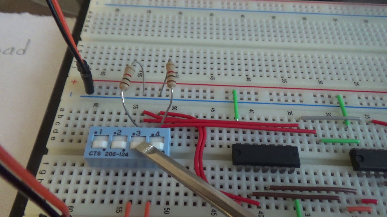 Digital Logic Design Lab 3 Circuit Demonstration
