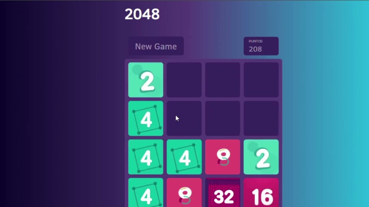 2048 Game In React & SCSS
